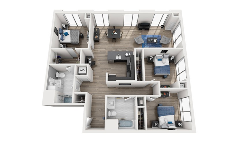 Apartments at Ink Block Boston